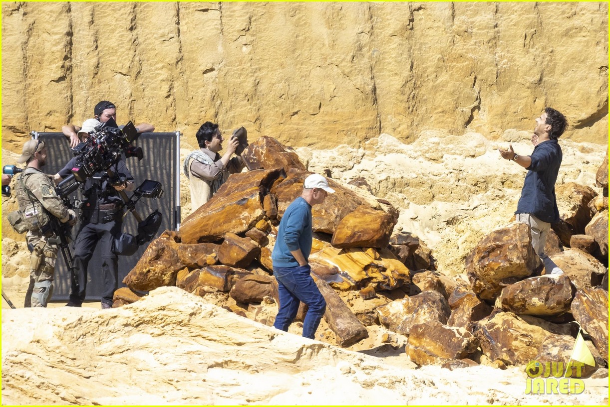 Aaron Taylor-Johnson & Theo James Film Intense Action Scene for 'Fuze ...