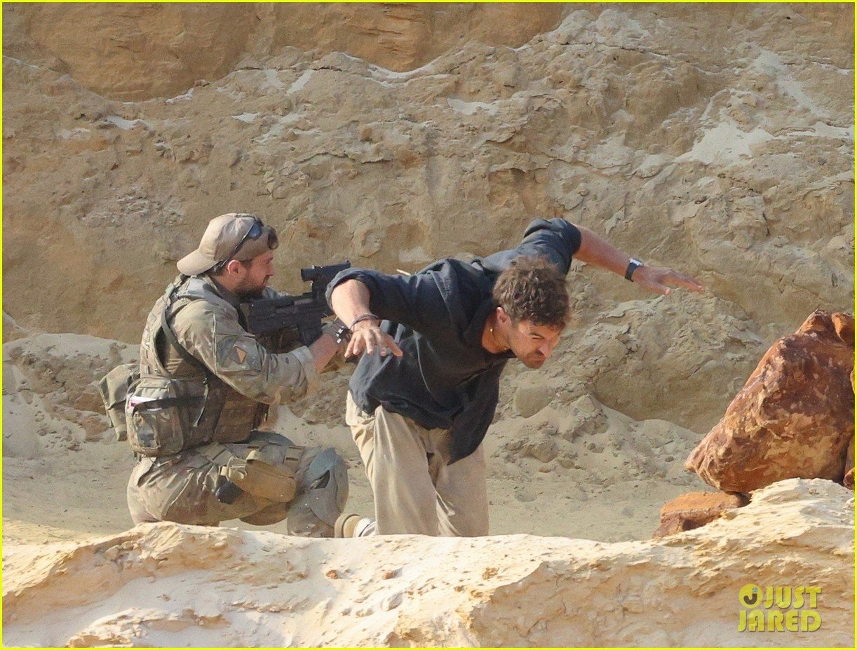 Aaron Taylor-Johnson & Theo James Film Intense Action Scene for 'Fuze ...