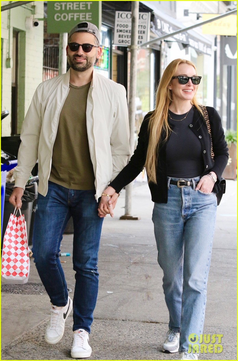 Lindsay Lohan is All Smiles During Outing With Husband Bader Shammas ...