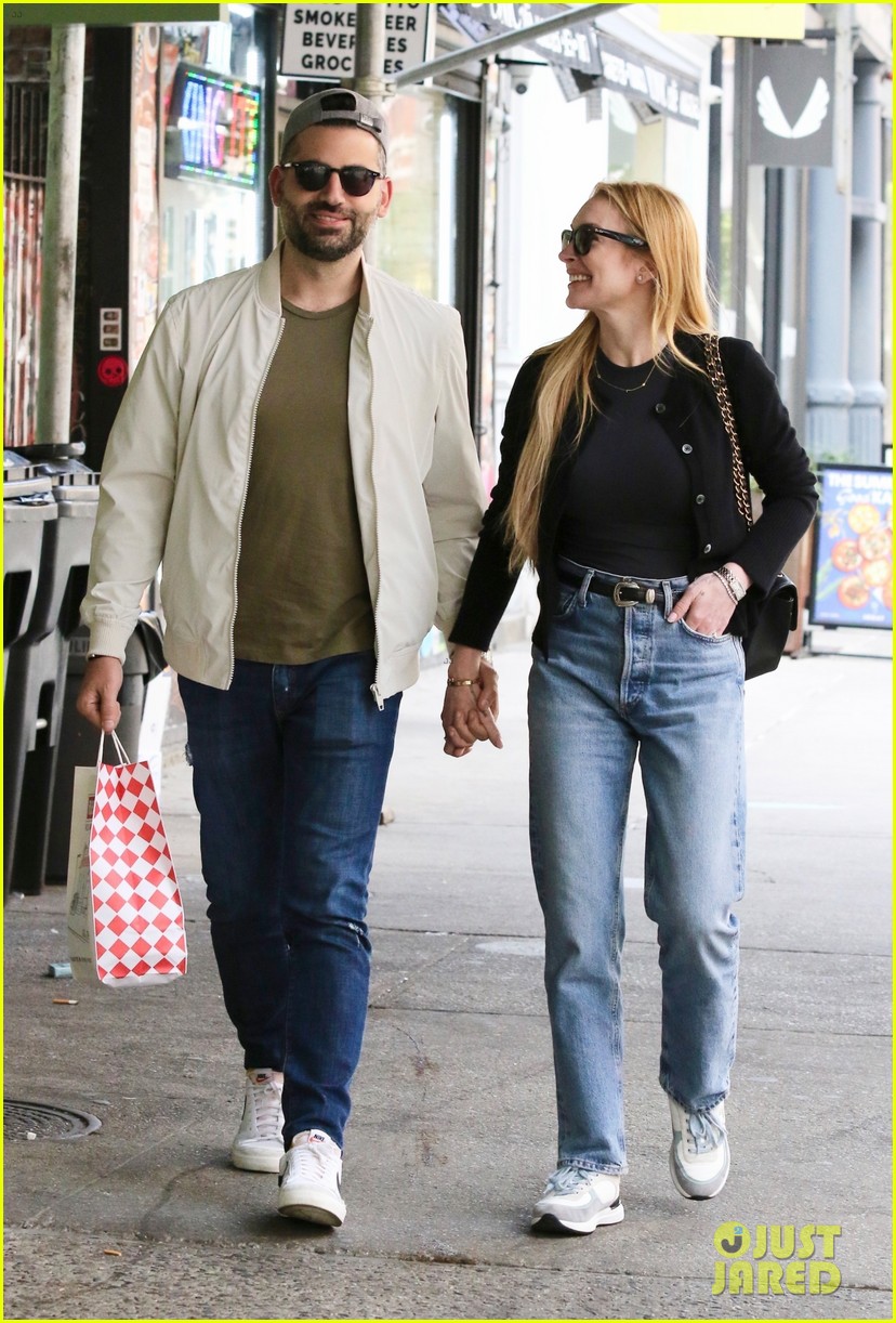 Lindsay Lohan is All Smiles During Outing With Husband Bader Shammas ...
