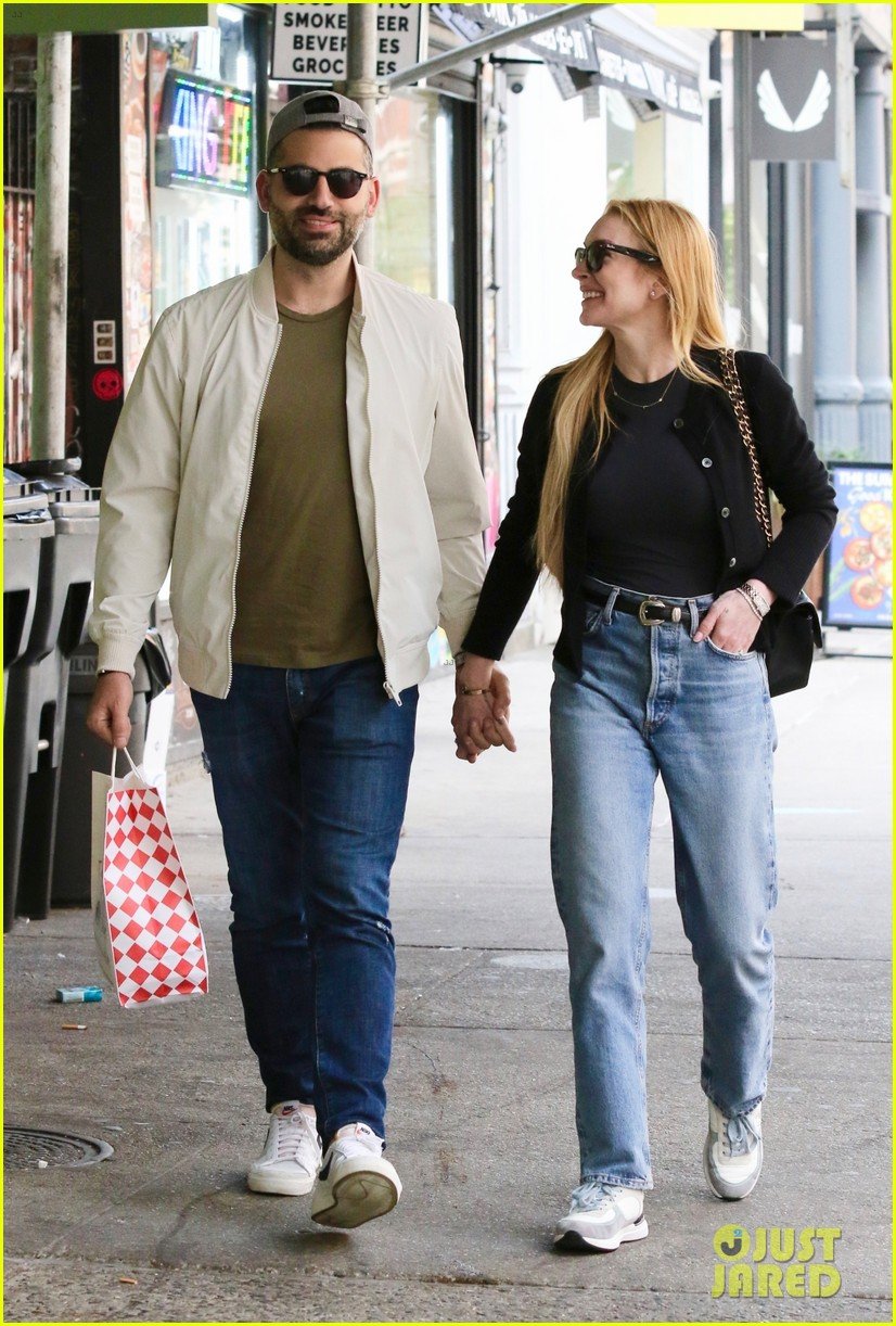 Lindsay Lohan is All Smiles During Outing With Husband Bader Shammas ...