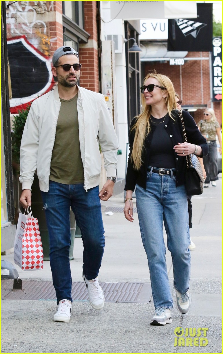 Lindsay Lohan is All Smiles During Outing With Husband Bader Shammas ...