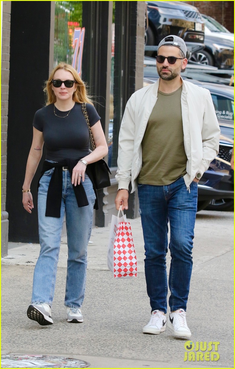 Lindsay Lohan is All Smiles During Outing With Husband Bader Shammas ...