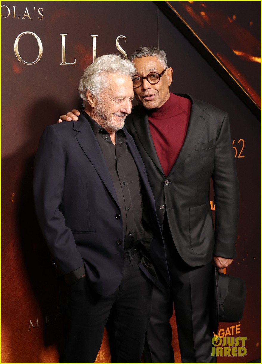 Dustin Hoffman Helps Aubrey Plaza Fix Her Hat at 'Megalopolis' NYC Red Carpet Premiere: Photo ...