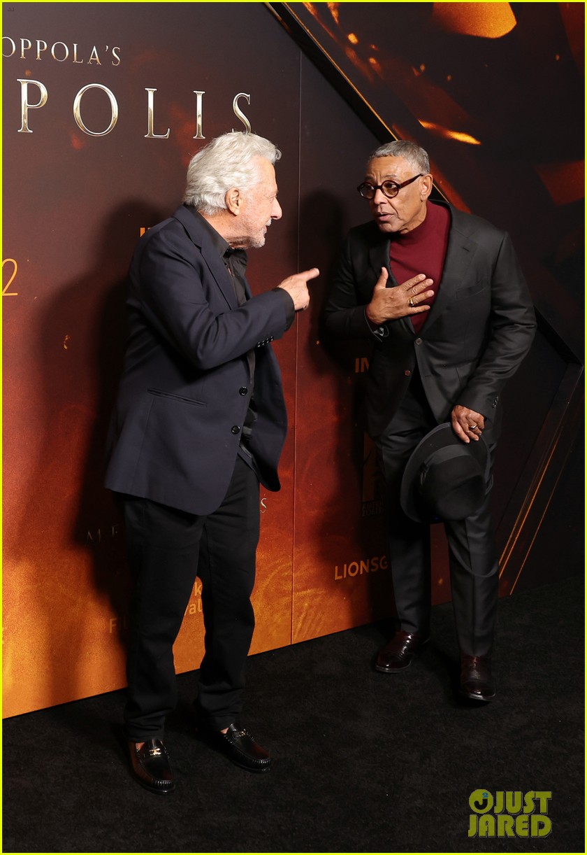 Dustin Hoffman Helps Aubrey Plaza Fix Her Hat at 'Megalopolis' NYC Red Carpet Premiere: Photo ...