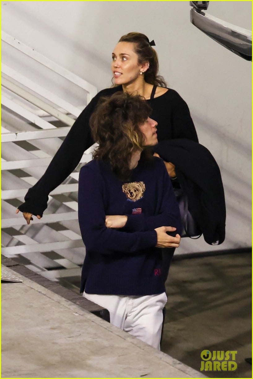 Miley Cyrus Makes Rare Outing With Boyfriend Maxx Morando to Attend ...