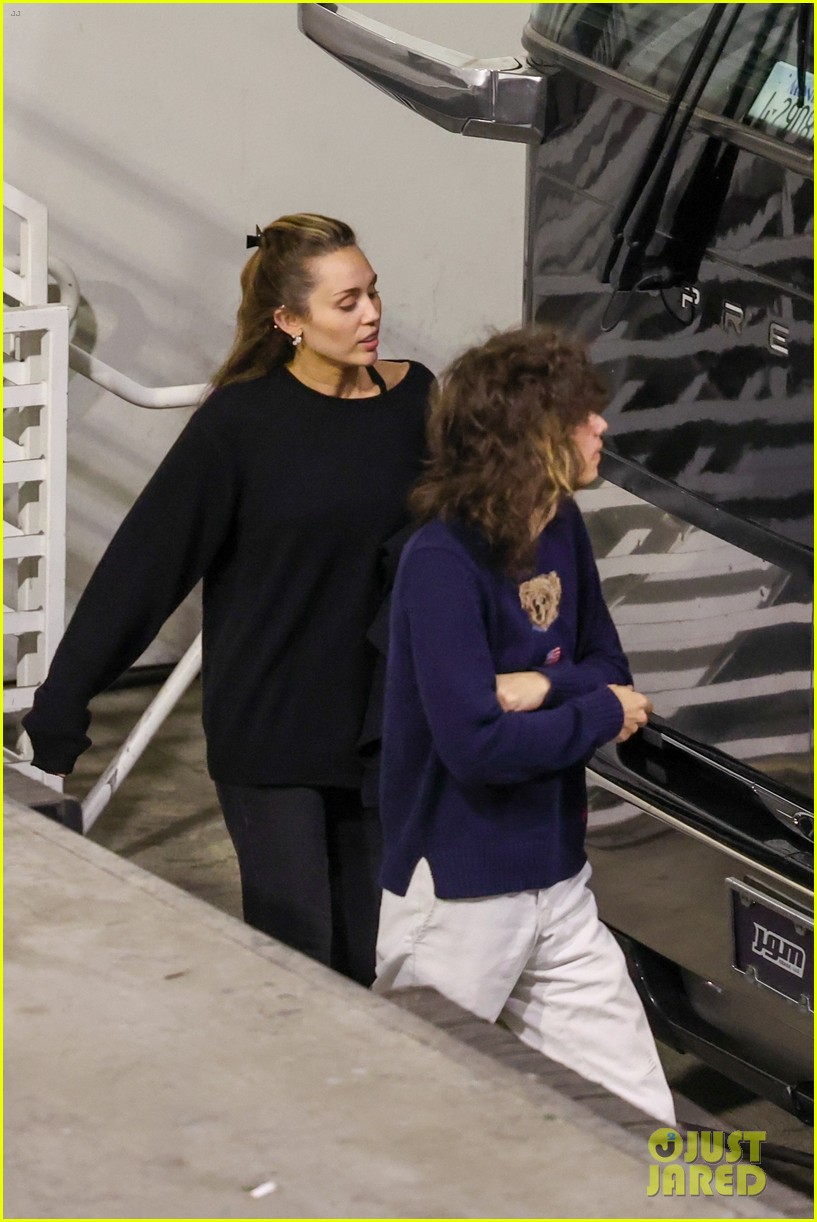 Miley Cyrus Makes Rare Outing With Boyfriend Maxx Morando to Attend ...