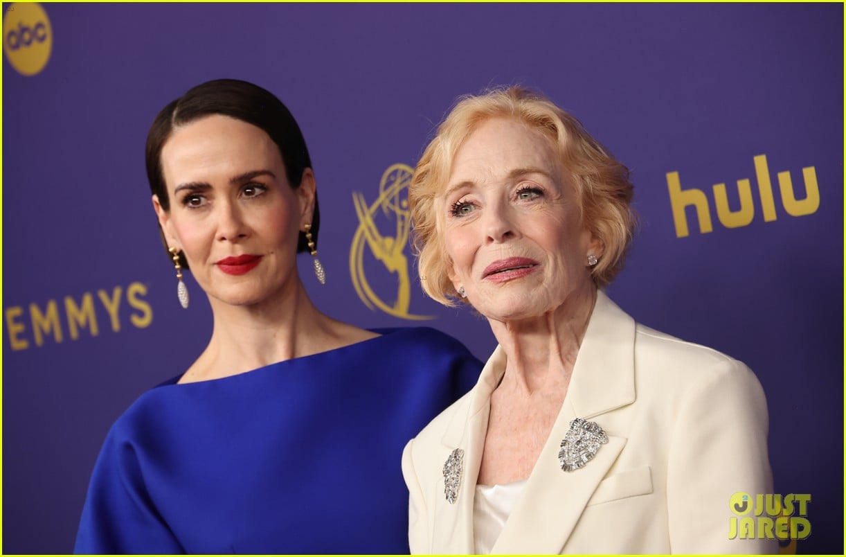 Sarah Paulson Supports Longtime Love Holland Taylor at Emmy Awards 2024 ...