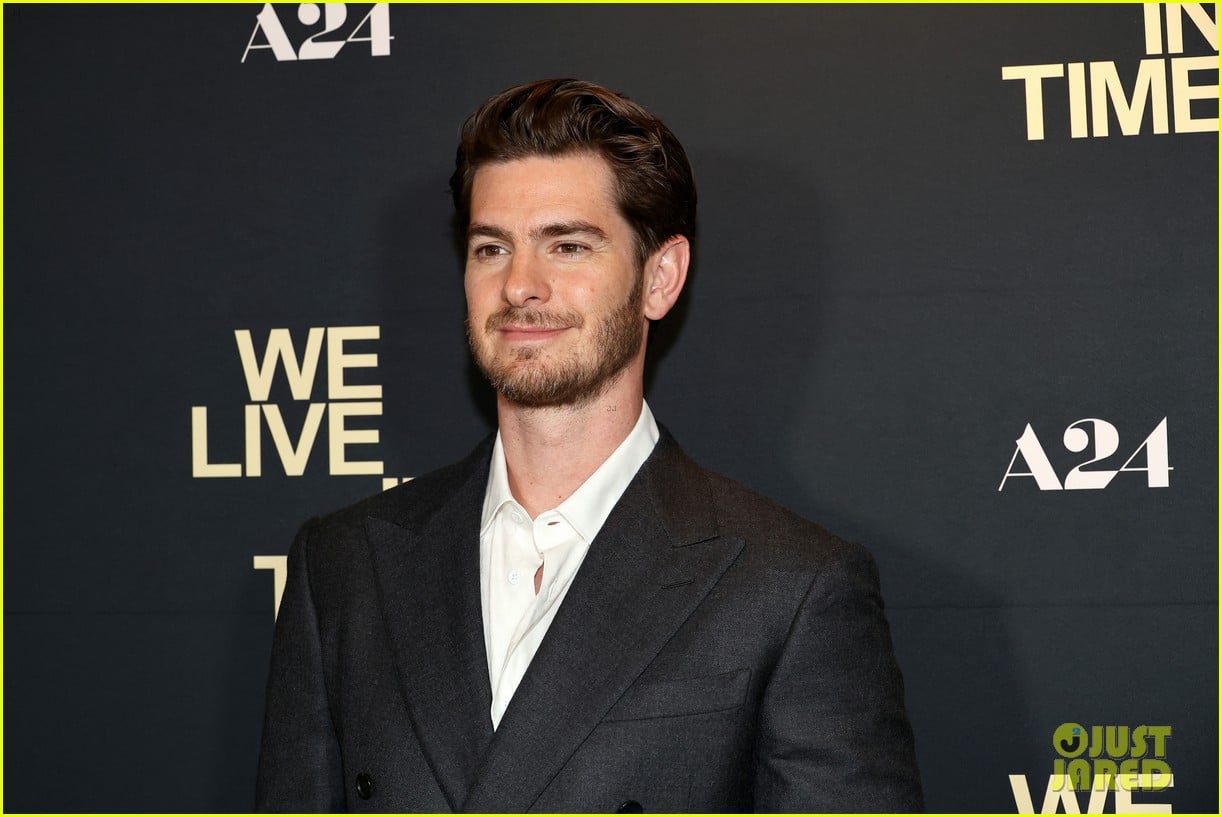 Florence Pugh Rocks Black Lace Dress for 'We Live In Time' Screening in NYC Alongside Andrew ...