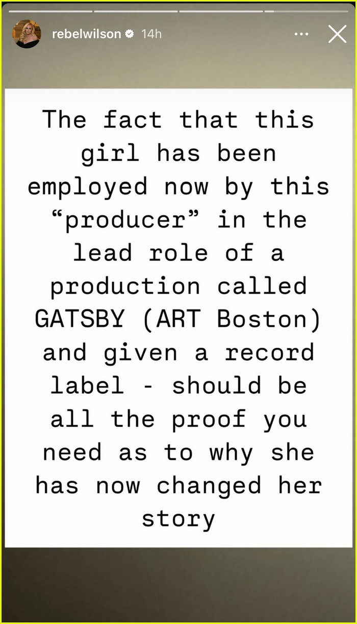 Rebel Wilson Calls Out Charlotte MacInnes, Claims Actress Changed Story ...