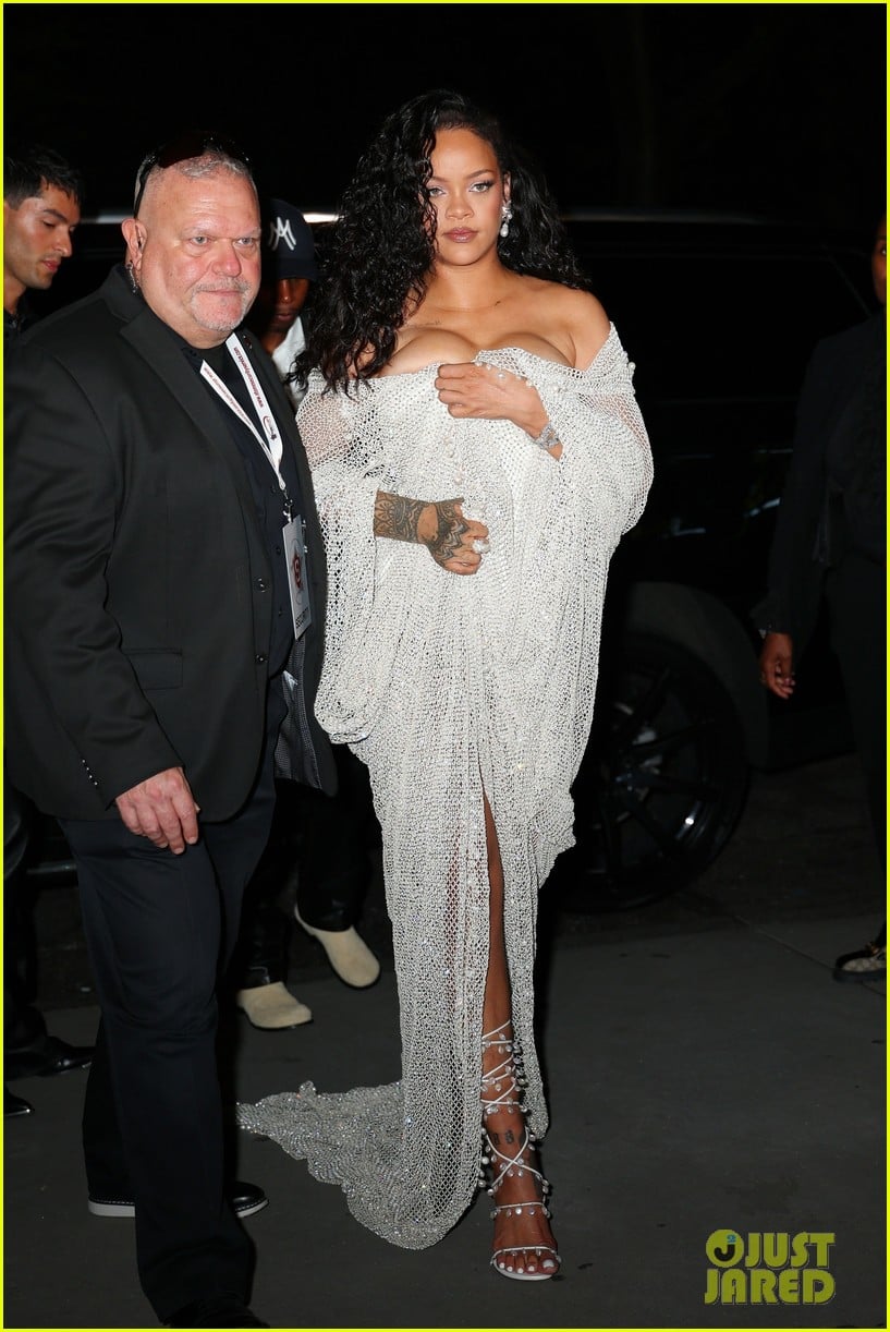 Rihanna Gets Cheeky & Dares to Bare in Totally Sheer Look Amid New York ...
