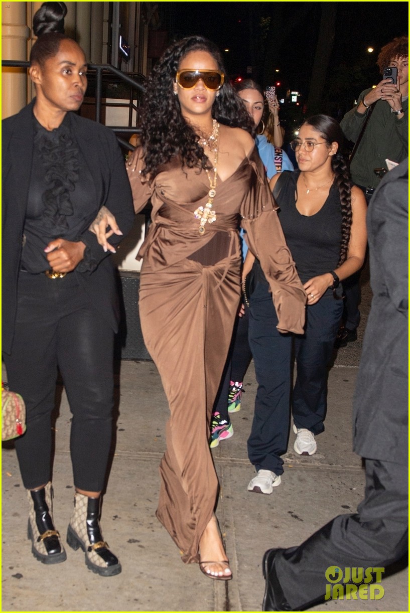 Rihanna Gets Cheeky & Dares to Bare in Totally Sheer Look Amid New York ...