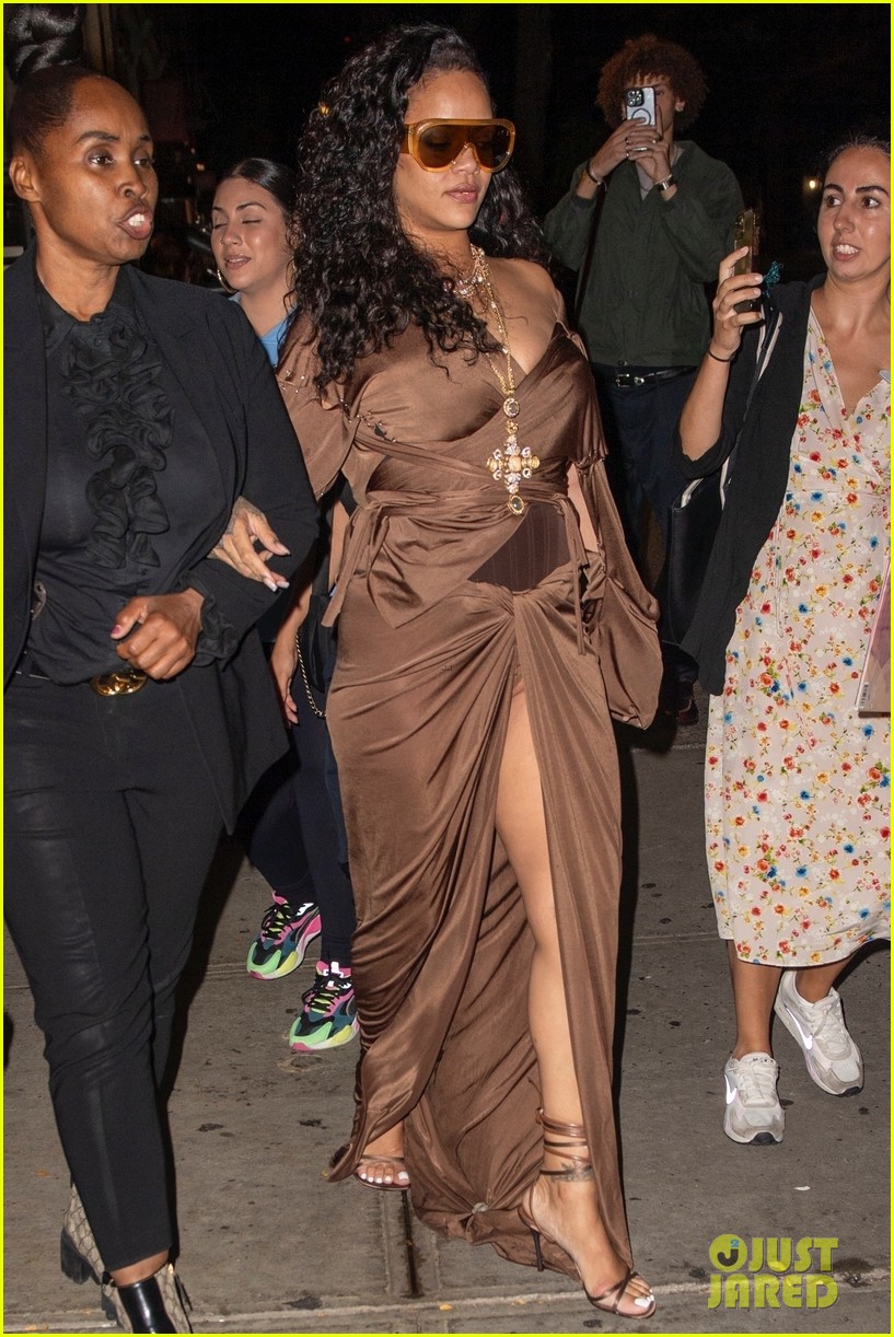 Rihanna Gets Cheeky & Dares to Bare in Totally Sheer Look Amid New York ...