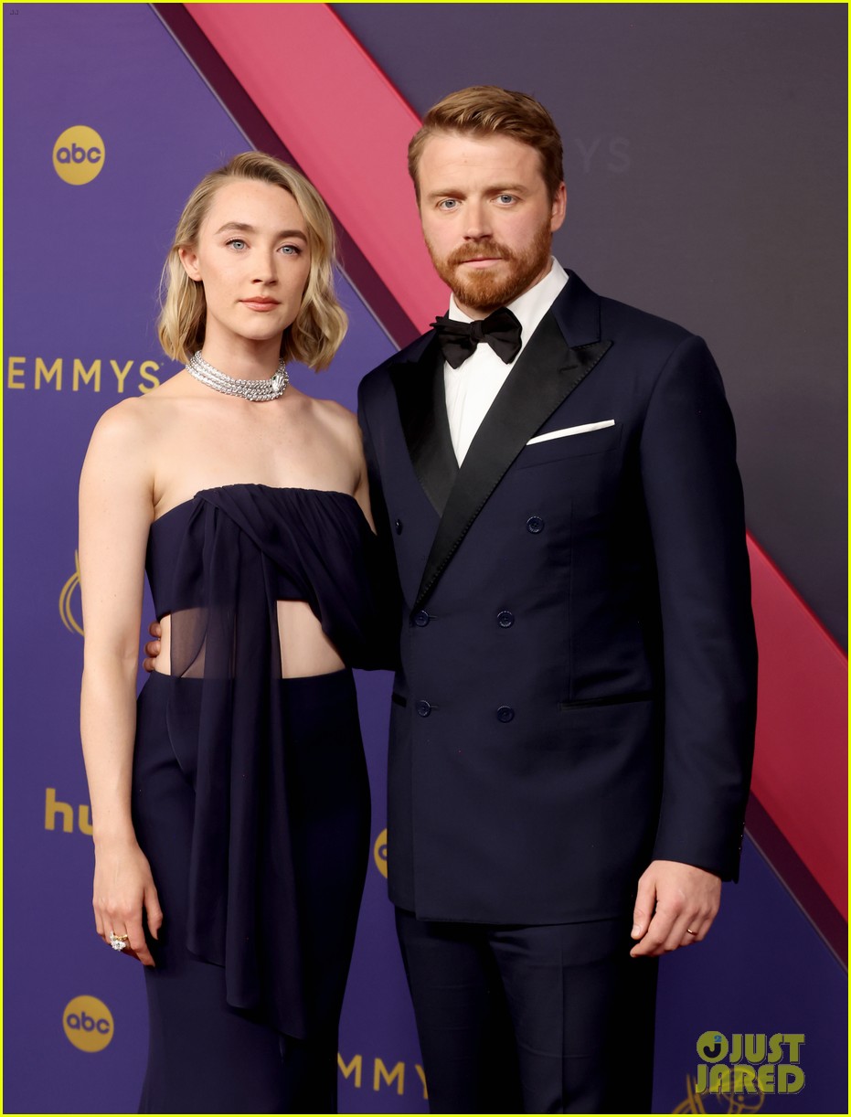 Saoirse Ronan Supports Husband Jack Lowden At Emmy Awards, Make Red ...