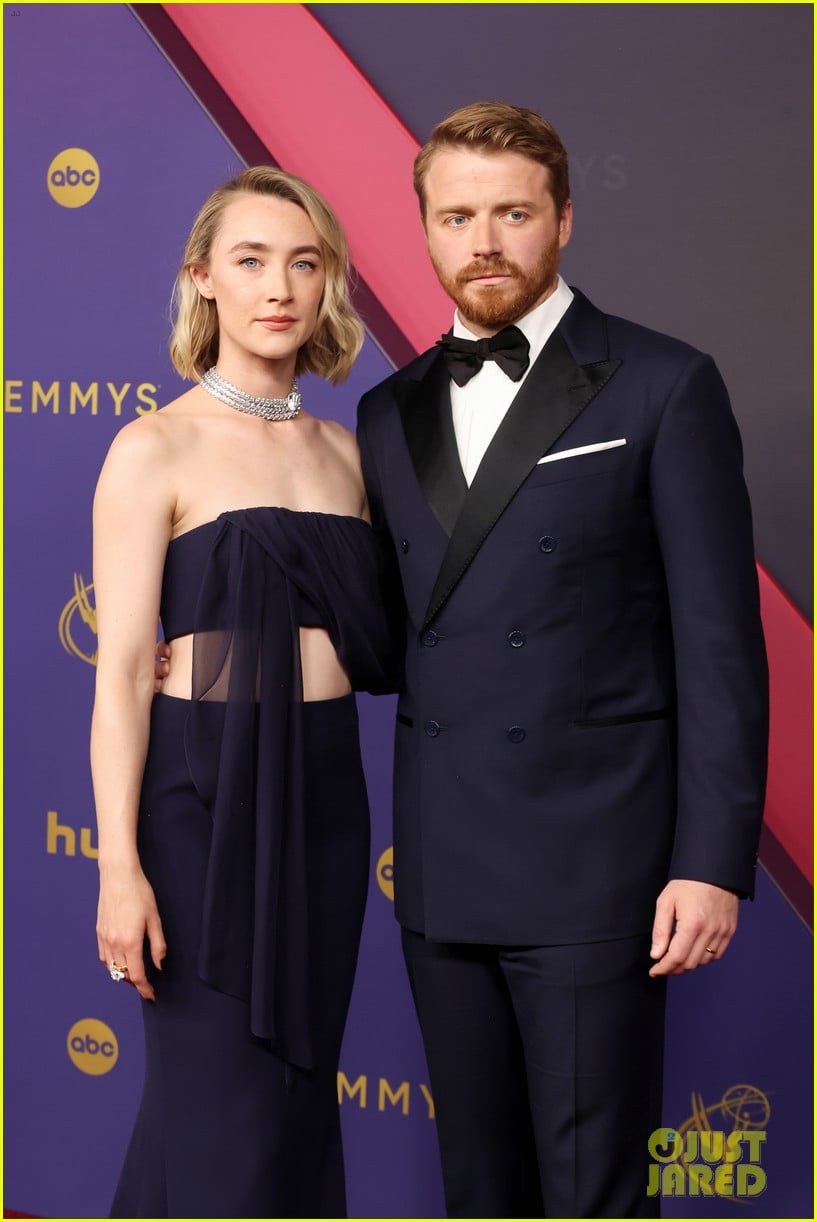 Saoirse Ronan Supports Husband Jack Lowden At Emmy Awards, Make Red ...