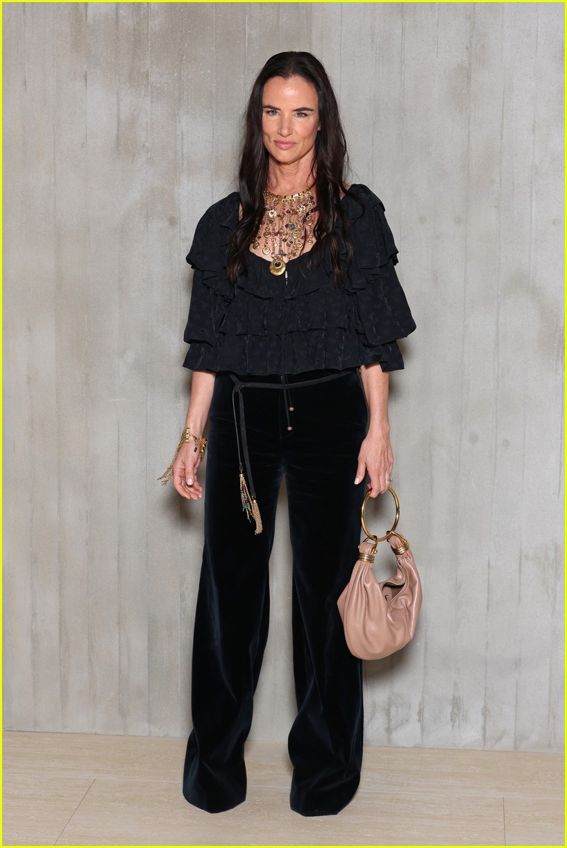 Selma Blair Twins with 13-Year-Old Son Arthur at Chloe Fashion Show in ...