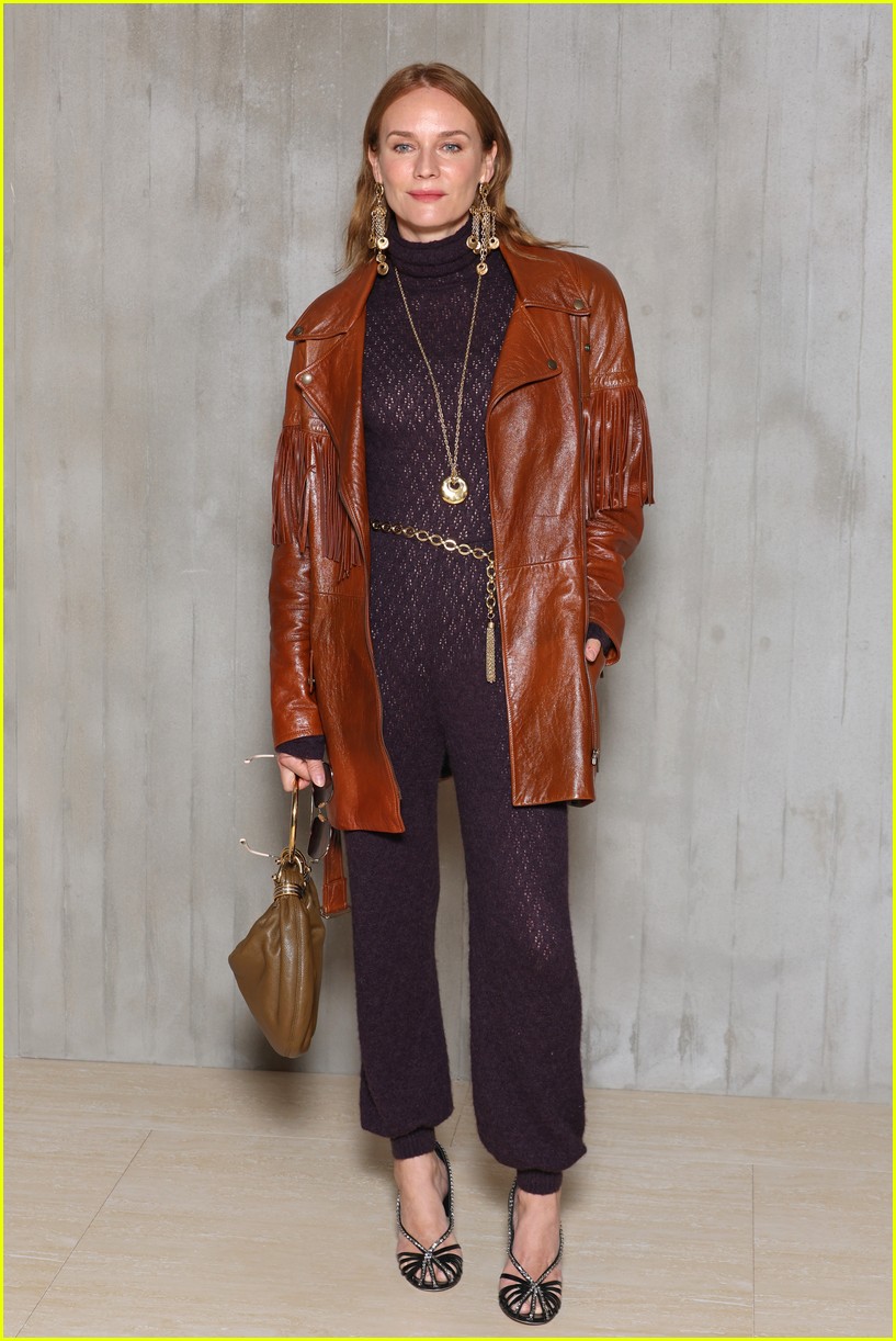 Selma Blair Twins with 13-Year-Old Son Arthur at Chloe Fashion Show in ...