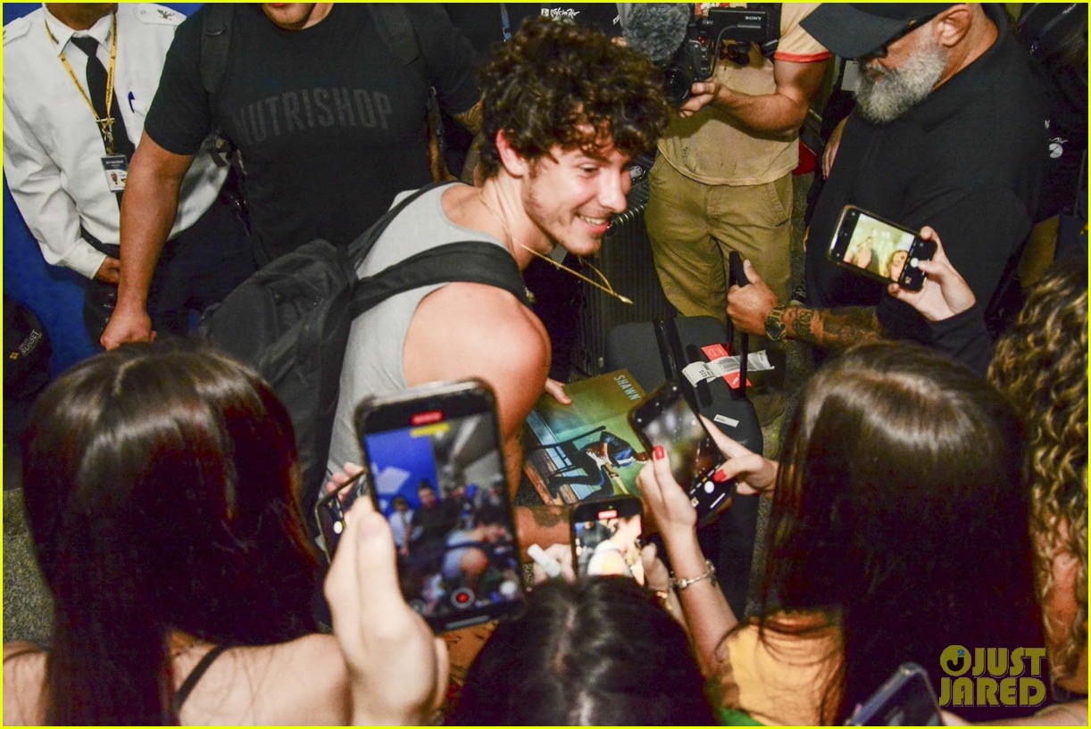 Shawn Mendes Touches Down in Rio, Chills Shirtless by the Pool at His ...