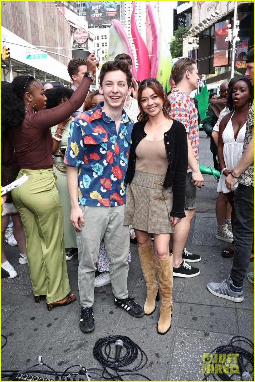 Sarah Hyland Performs 'Little Shop' Song in Times Square, Reveals Next ...