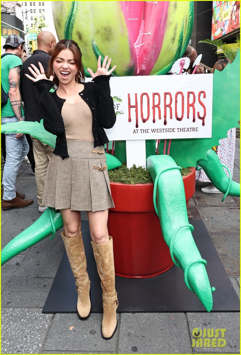 Sarah Hyland Performs 'Little Shop' Song in Times Square, Reveals Next ...