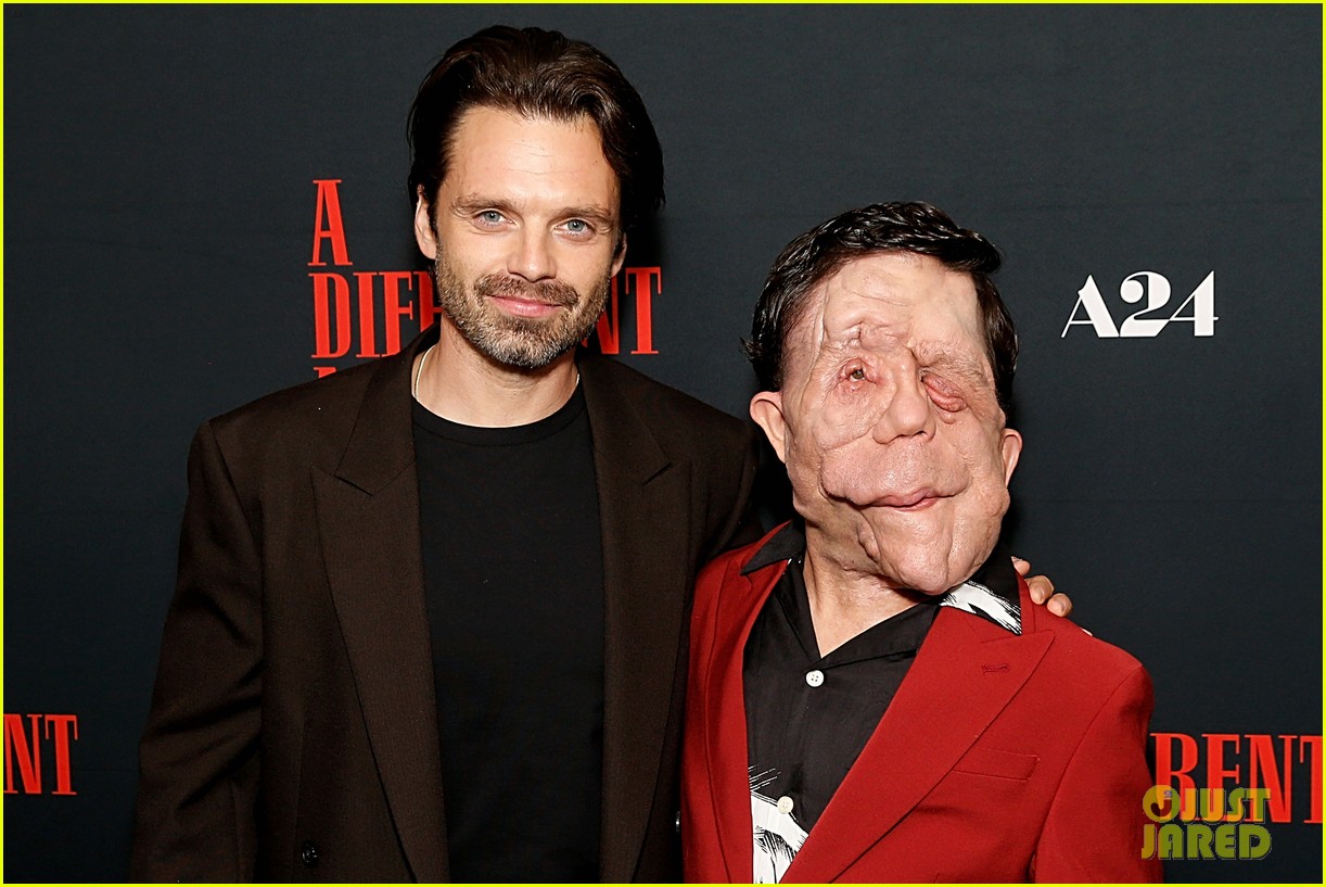 Sebastian Stan & Adam Pearson Step Out for 'A Different Man' Screening ...
