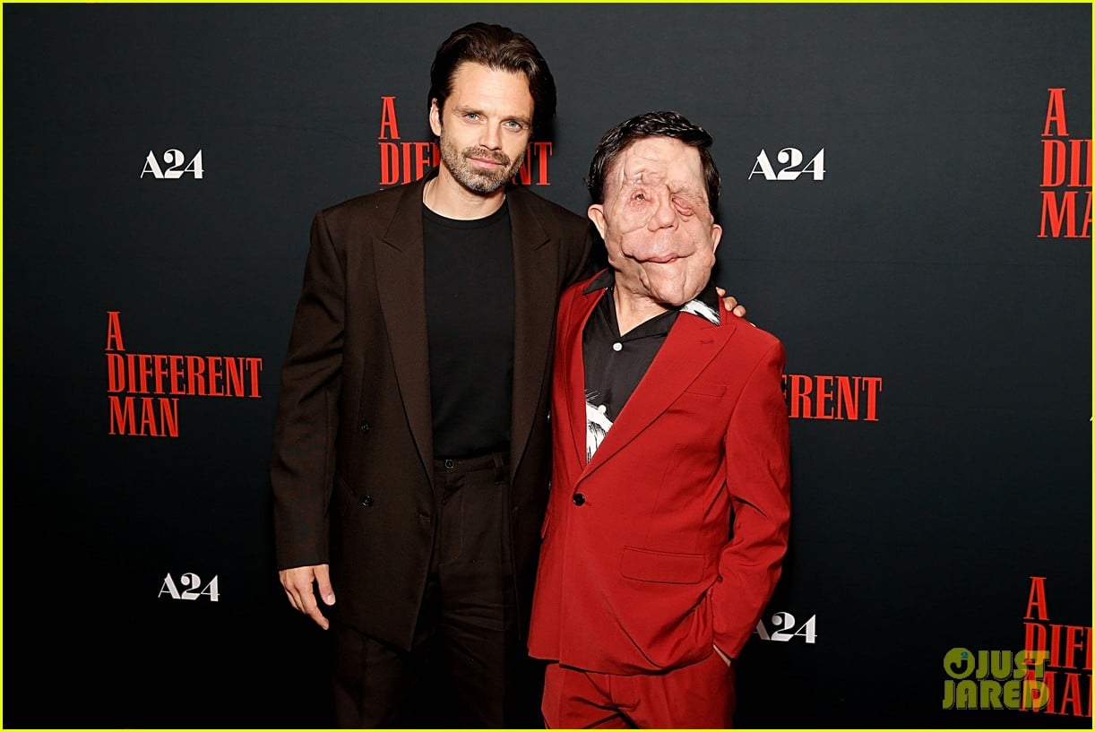 Sebastian Stan & Adam Pearson Step Out for 'A Different Man' Screening in NYC: Photo 5077319 ...
