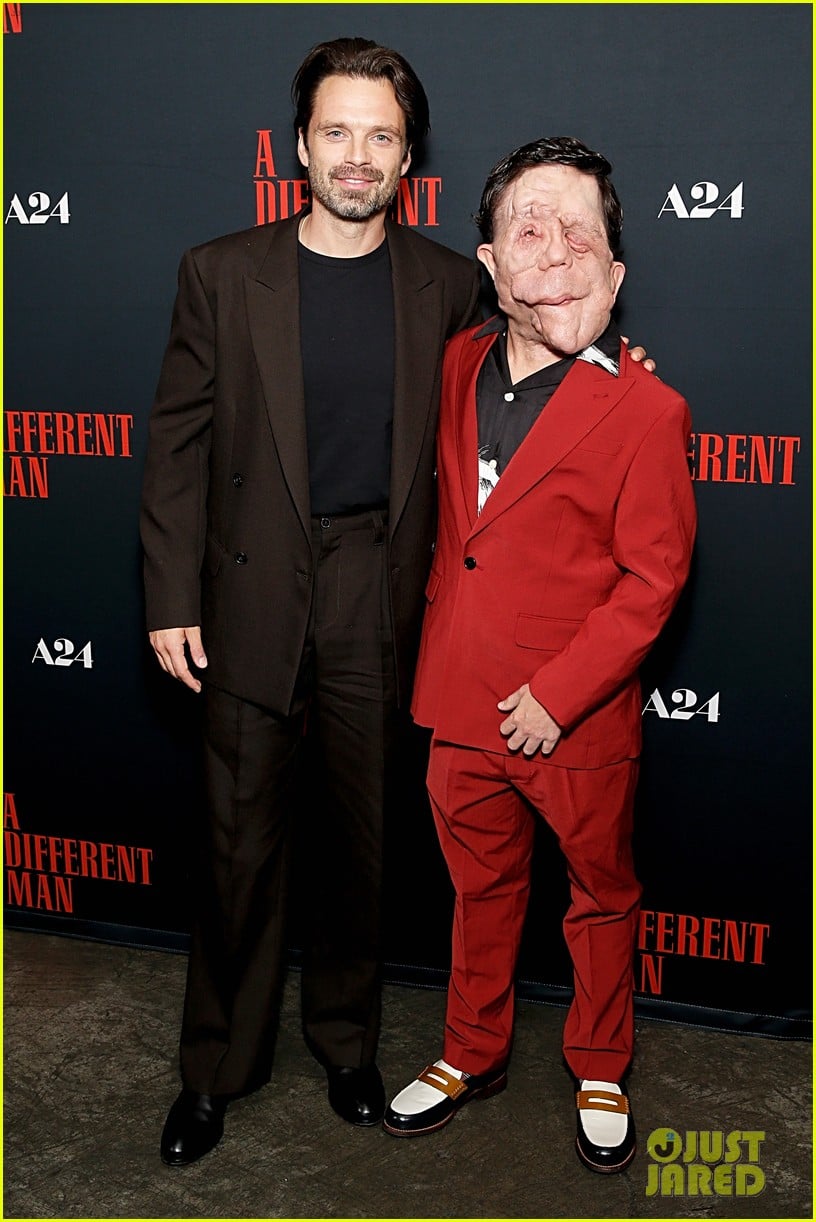 Sebastian Stan & Adam Pearson Step Out for 'A Different Man' Screening in NYC: Photo 5077320 ...