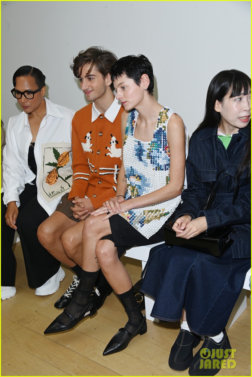 Harry Styles Makes Rare Public Appearance, Sits Front Row at SS Daley ...