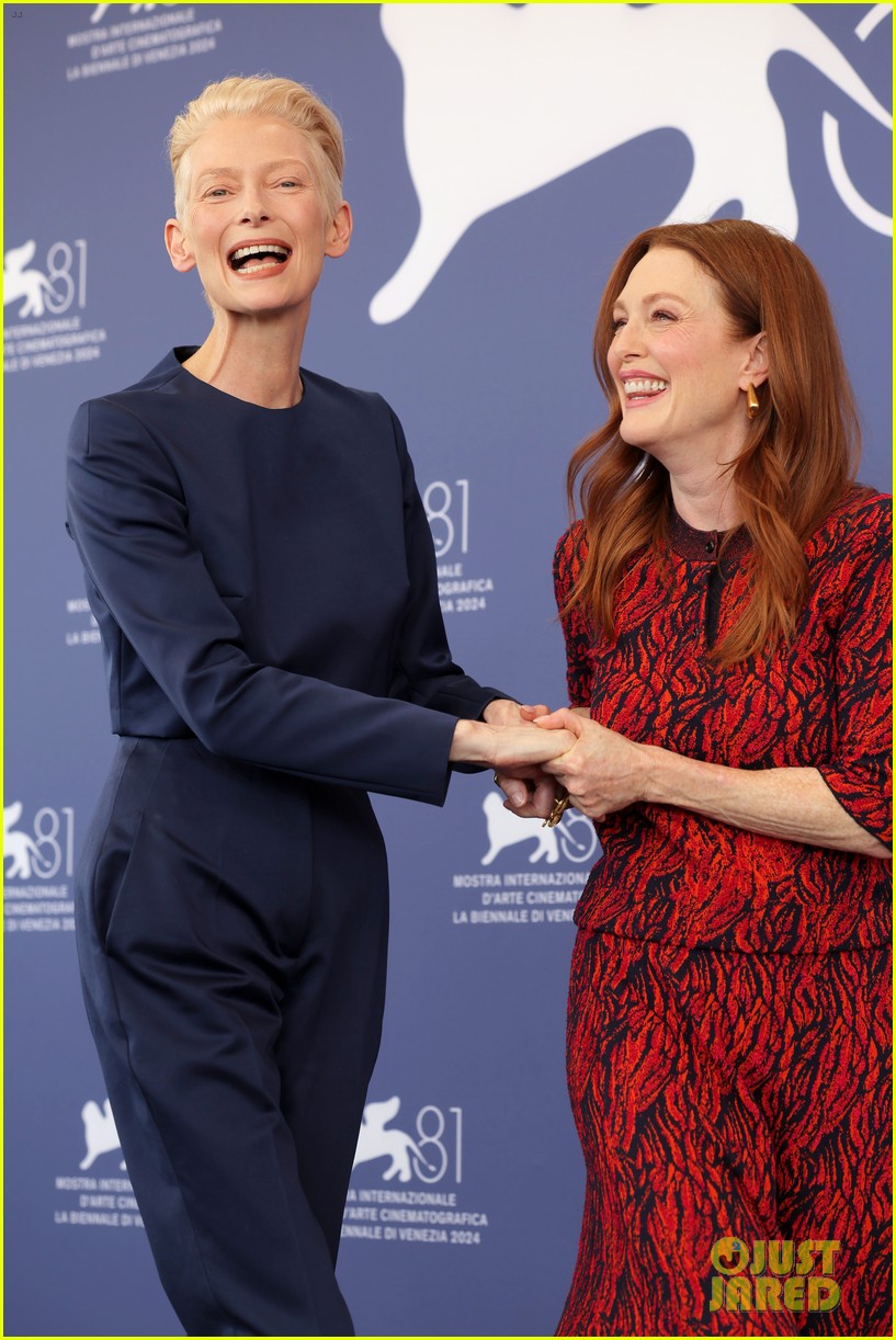 Julianne Moore & Tilda Swinton Hold Hands at 'The Room Next Door ...