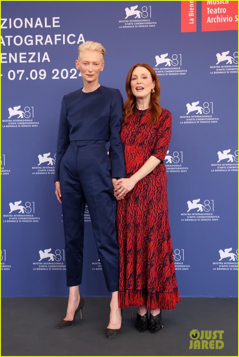 Julianne Moore & Tilda Swinton Hold Hands at 'The Room Next Door ...