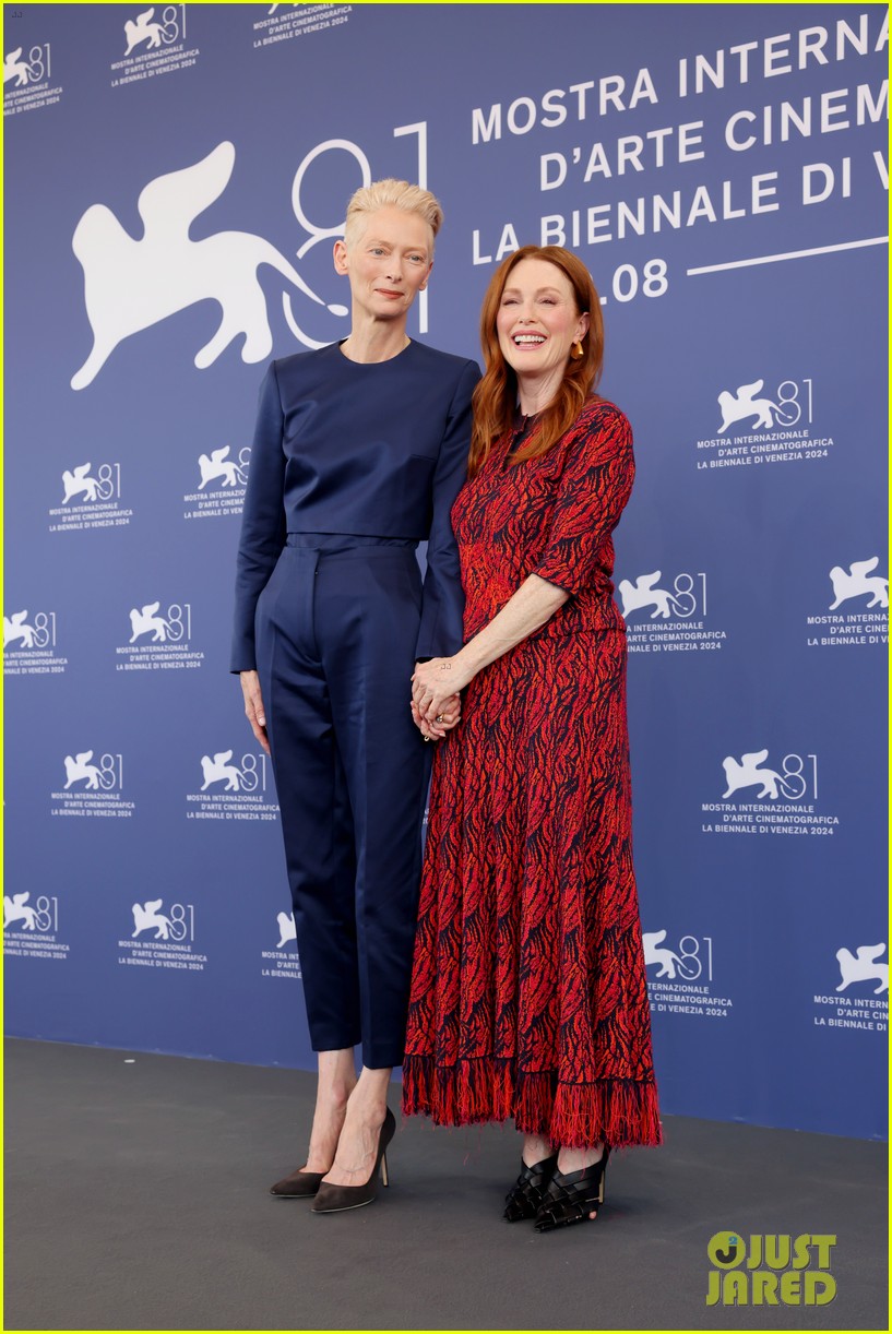 Julianne Moore & Tilda Swinton Hold Hands at 'The Room Next Door ...