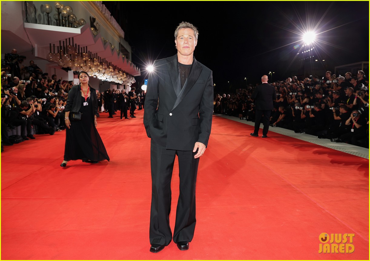 Brad Pitt & Ines De Ramon Make Public Debut at 'Wolfs' Venice Film Festival Premiere With George ...
