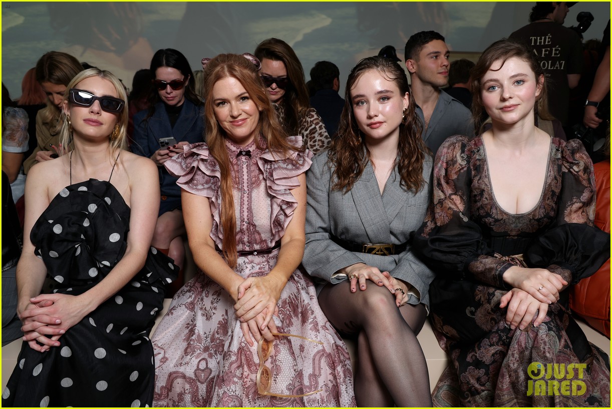 Emma Roberts, Isla Fisher, & More Look Pretty at Zimmermann Fashion ...