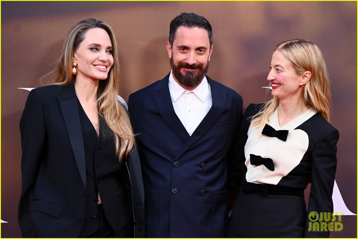 Angelina Jolie Suits Up for London Film Festival Premiere of 'Maria ...