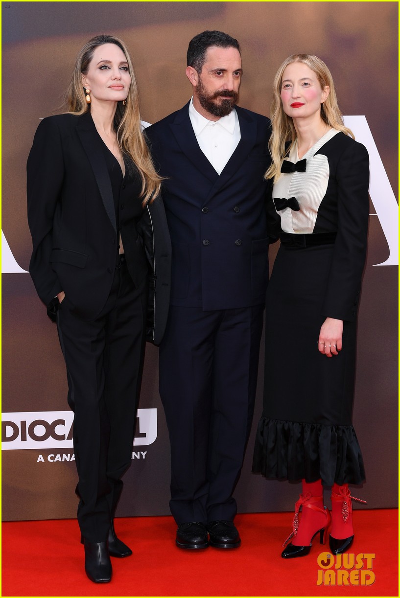 Angelina Jolie Suits Up for London Film Festival Premiere of 'Maria ...