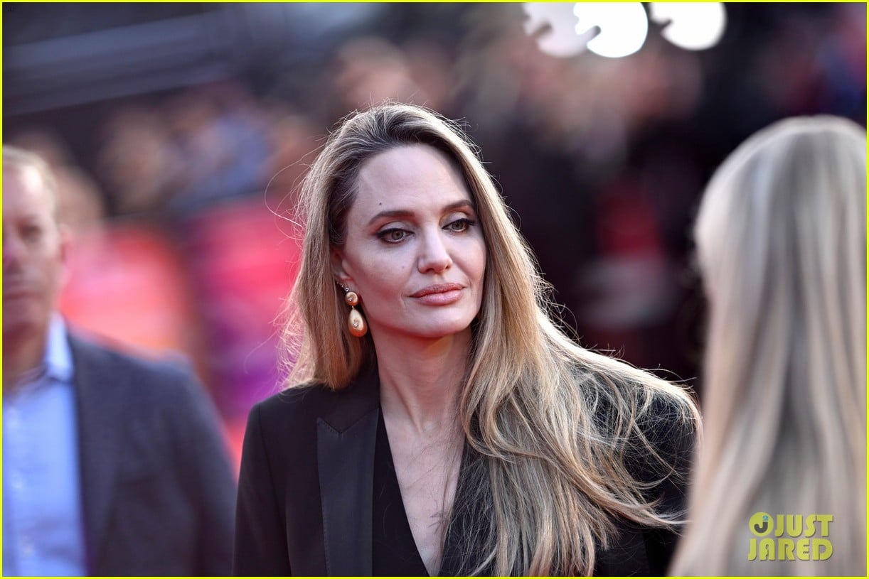 Angelina Jolie Suits Up for London Film Festival Premiere of 'Maria ...