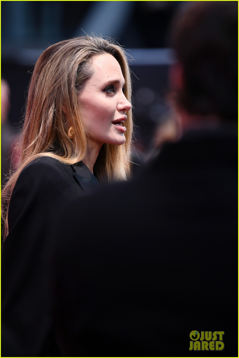 Angelina Jolie Suits Up for London Film Festival Premiere of 'Maria ...