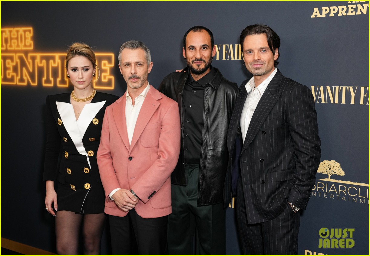 Sebastian Stan, Jeremy Strong, & Maria Bakalova Step Out for 'The Apprentice' Premiere in NYC ...