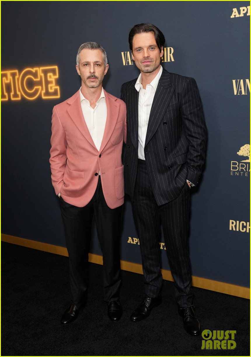 Sebastian Stan, Jeremy Strong, & Maria Bakalova Step Out for 'The Apprentice' Premiere in NYC ...