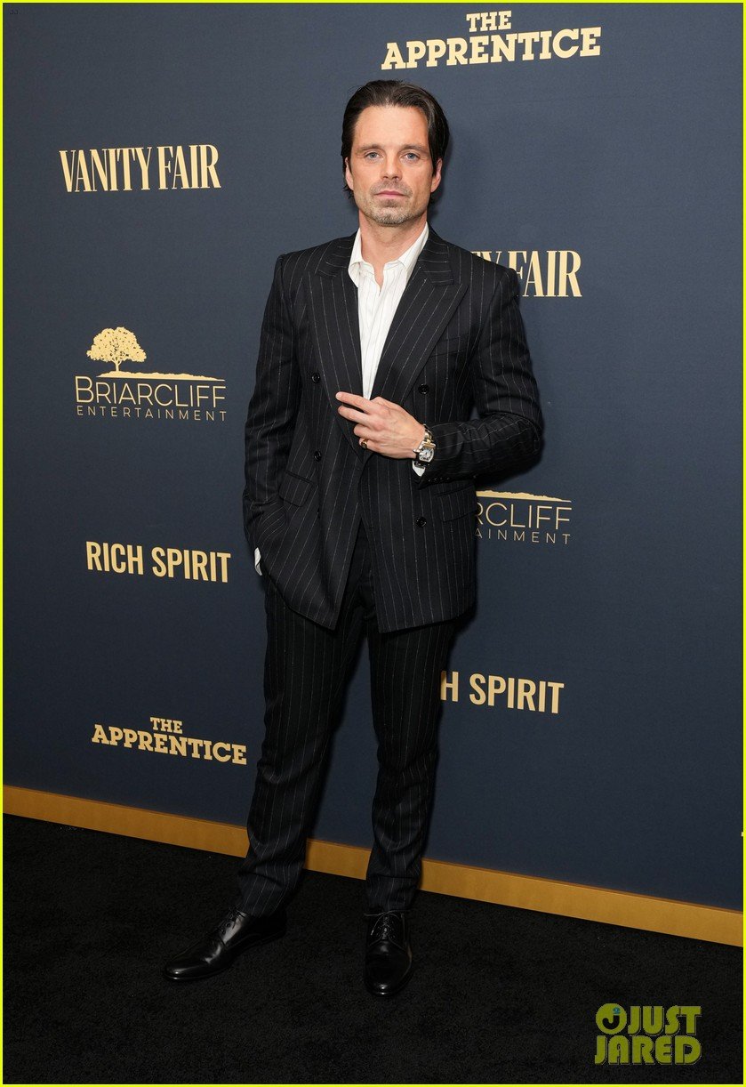 Sebastian Stan, Jeremy Strong, & Maria Bakalova Step Out for 'The Apprentice' Premiere in NYC ...
