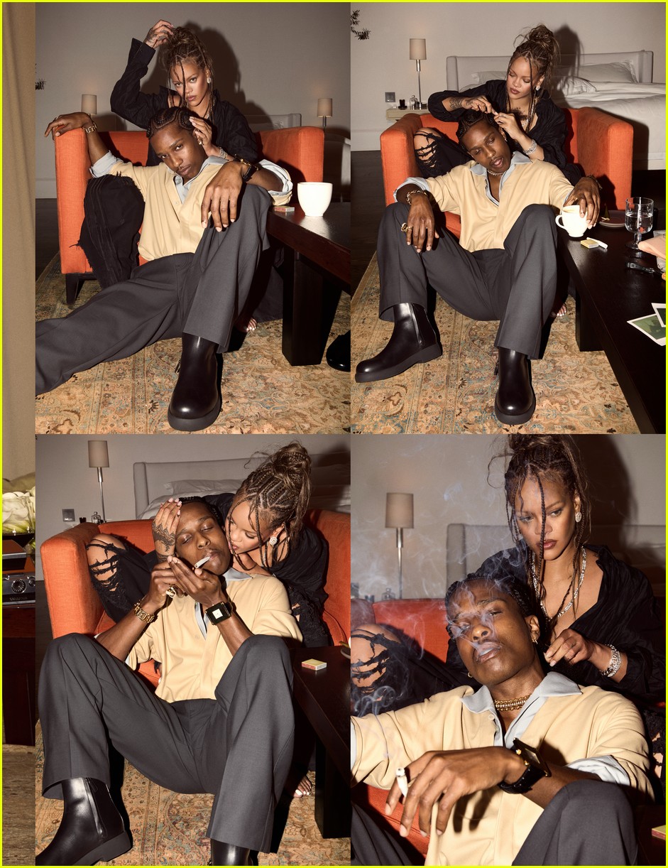 Rihanna Photographs A$AP Rocky For 'W' Magazine, He Talks Their ...