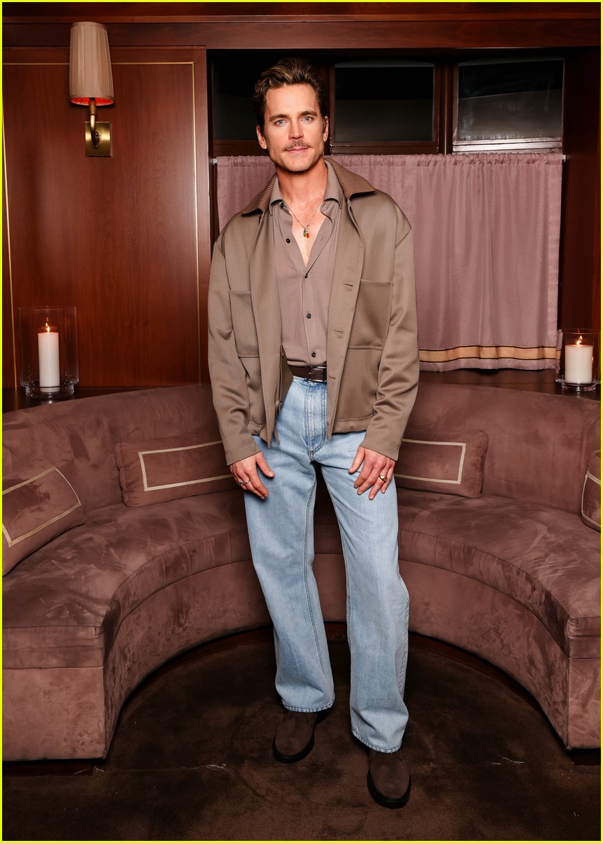 Matt Bomer Sports New Mustache at Tod's Event with Kerry Washington, Edgar Ramirez, & More Stars ...