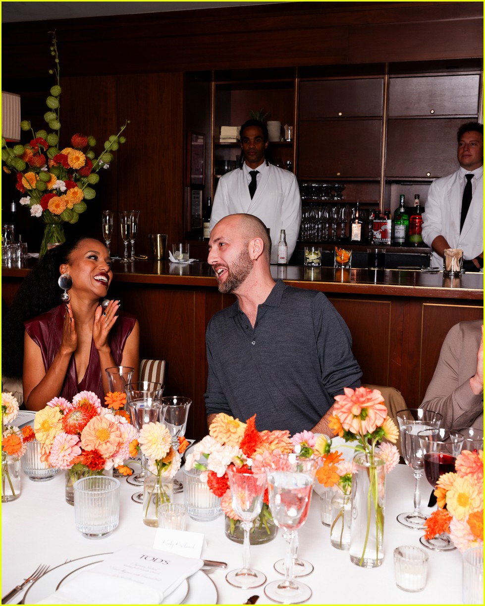 Matt Bomer Sports New Mustache at Tod's Event with Kerry Washington ...