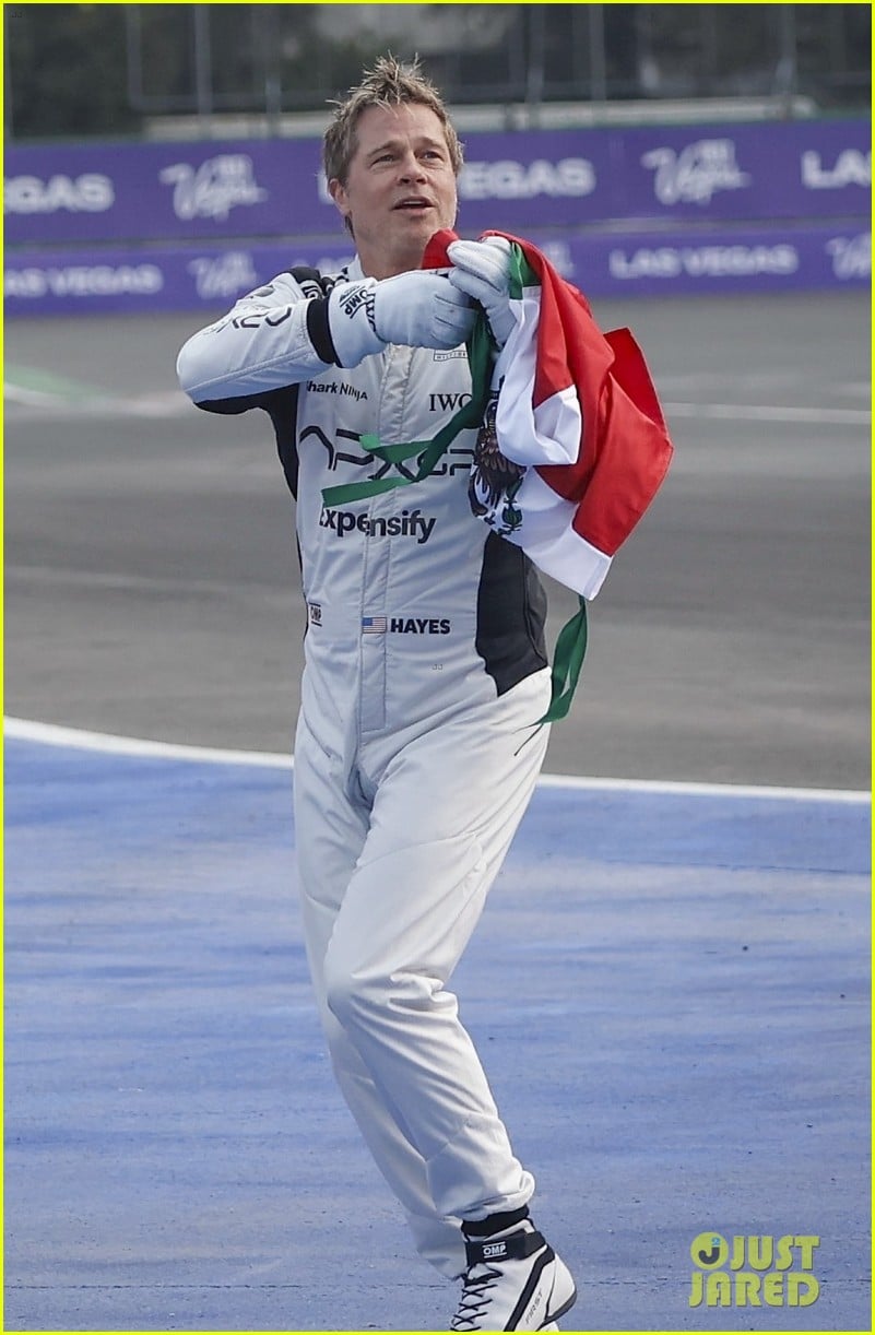 헐리우드 - F1 영화 촬영중인 브래드 피트