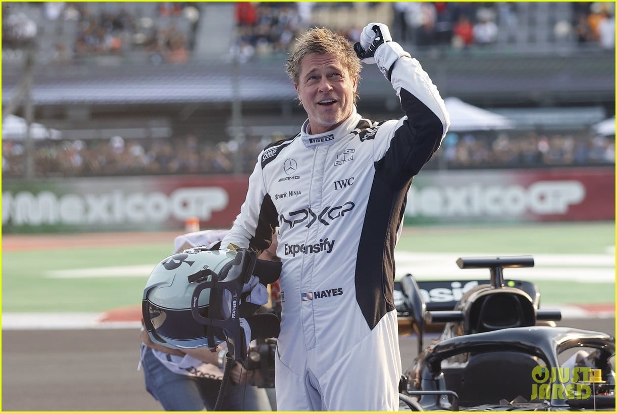 Brad Pitt Films New 'F1' Movie Scenes at Mexico City Grand Prix: Photo ...