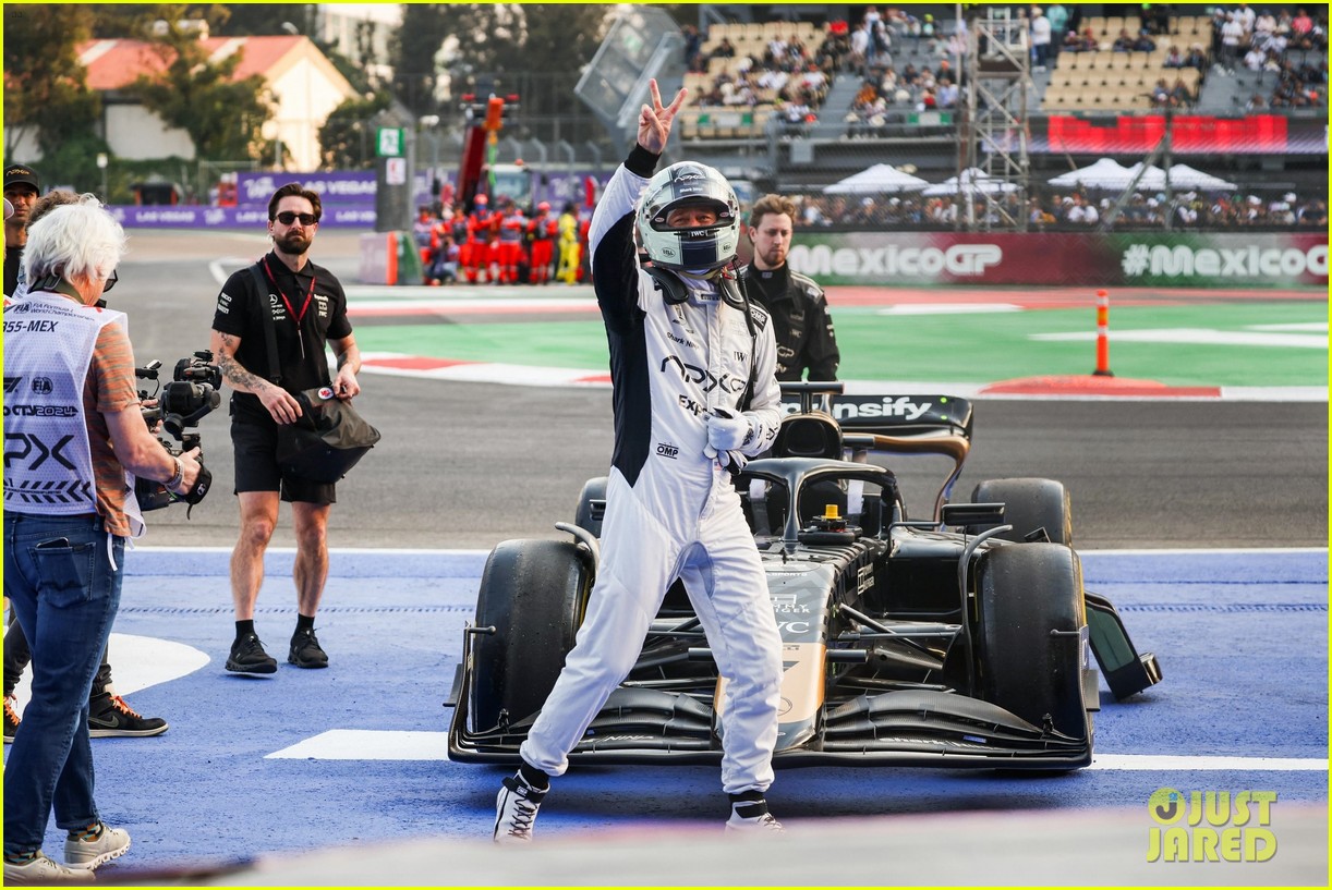 Brad Pitt Films New 'F1' Movie Scenes at Mexico City Grand Prix: Photo ...