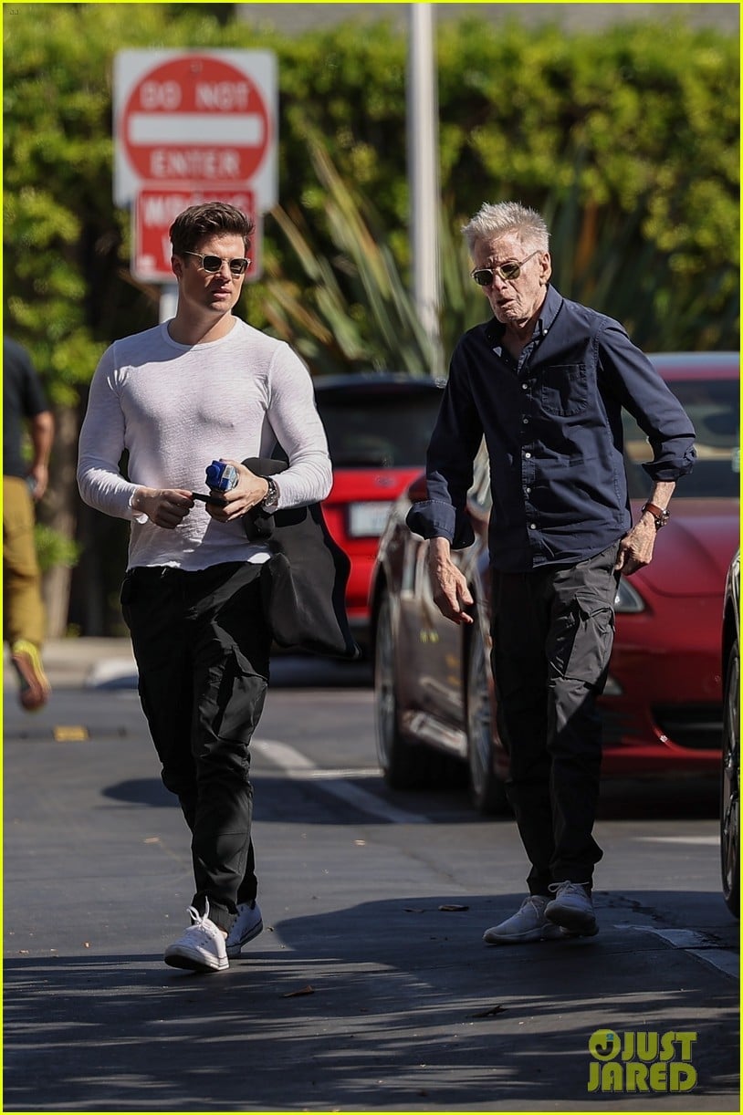 Fashion Designer Calvin Klein Spotted with Boyfriend Kevin Baker During ...