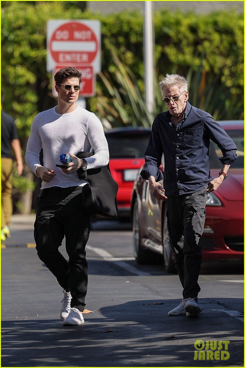 Fashion Designer Calvin Klein Spotted with Boyfriend Kevin Baker During ...