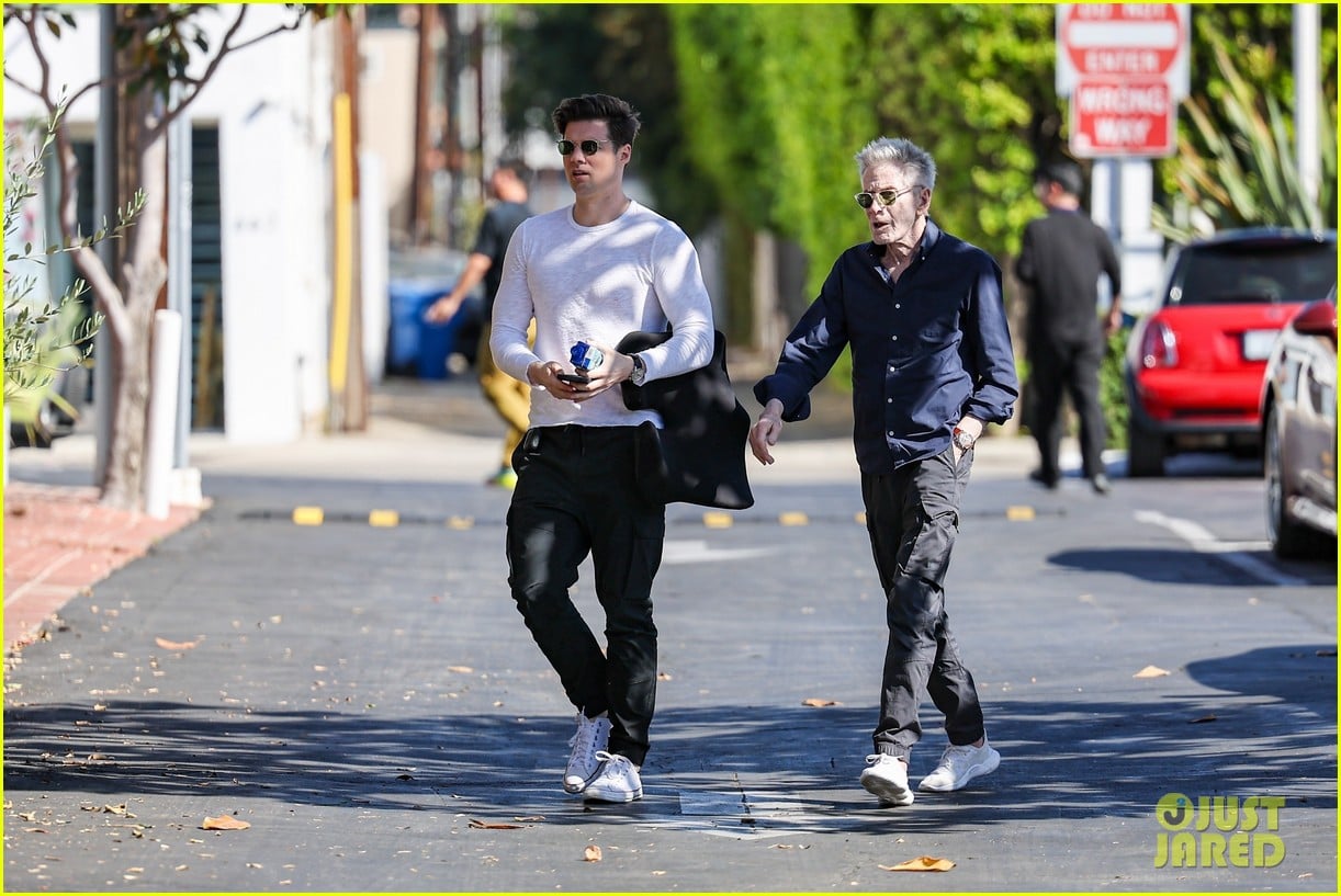 Fashion Designer Calvin Klein Spotted with Boyfriend Kevin Baker During ...