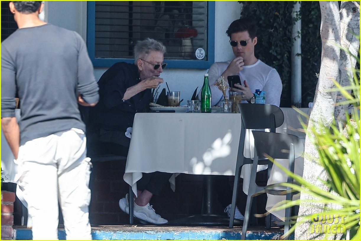 Fashion Designer Calvin Klein Spotted with Boyfriend Kevin Baker During ...